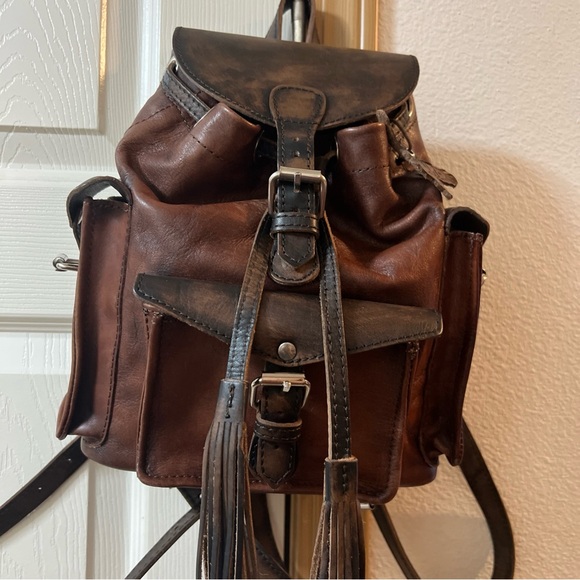 freebird | Bags | Brown Leather Backpack | Poshmark